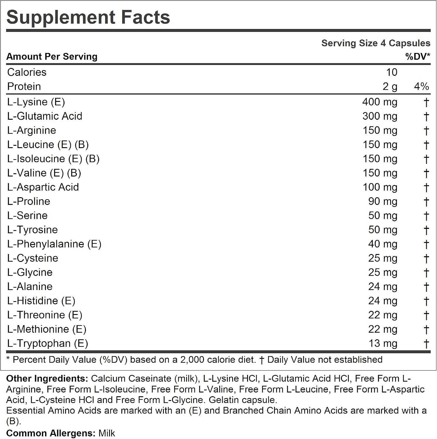 ANDREW LESSMAN Essential Amino Protein 90 cápsulas Fácil de absorber ...