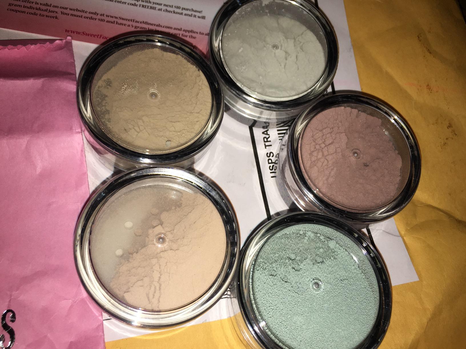 Amazon.com: 5pc KIT Mineral Makeup Bare Face Set Full Coverage ...