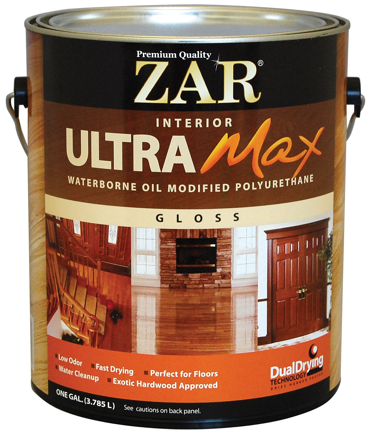 ZAR Ultra Max Gloss Clear Polyurethane 1 gal. - Household Wood Stains ...
