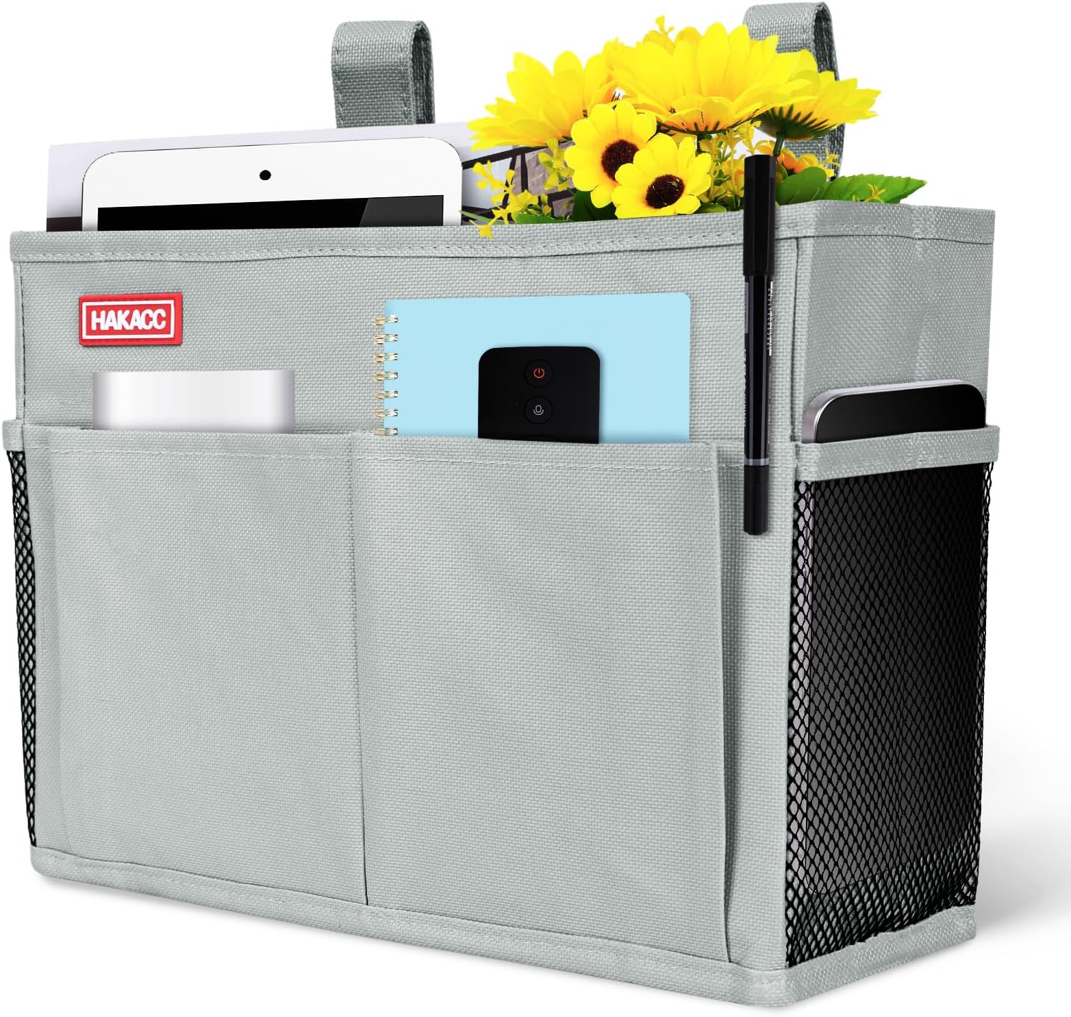 Amazon.com: HAKACC Bedside Storage Organizer, Hanging Bed Organizer ...