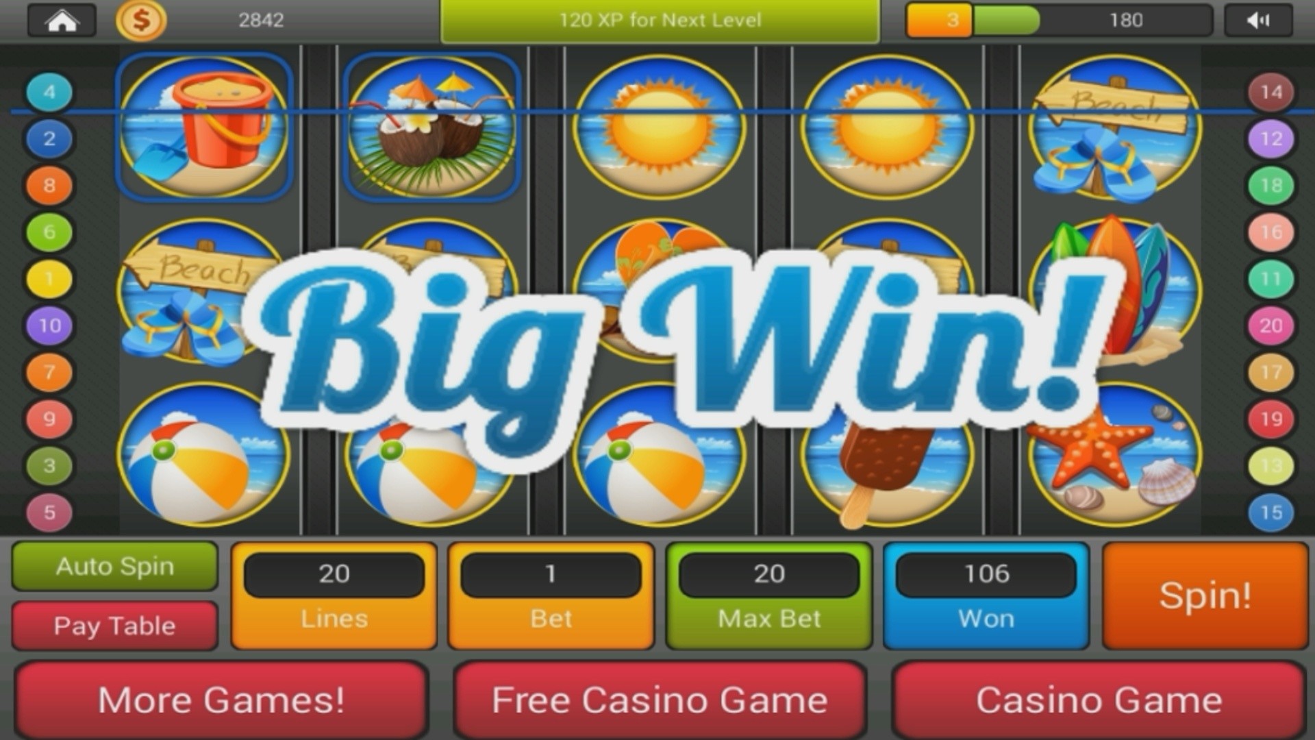 Sandcastle Slots – Free Casino Slot Machines Games for Android & Kindle ...