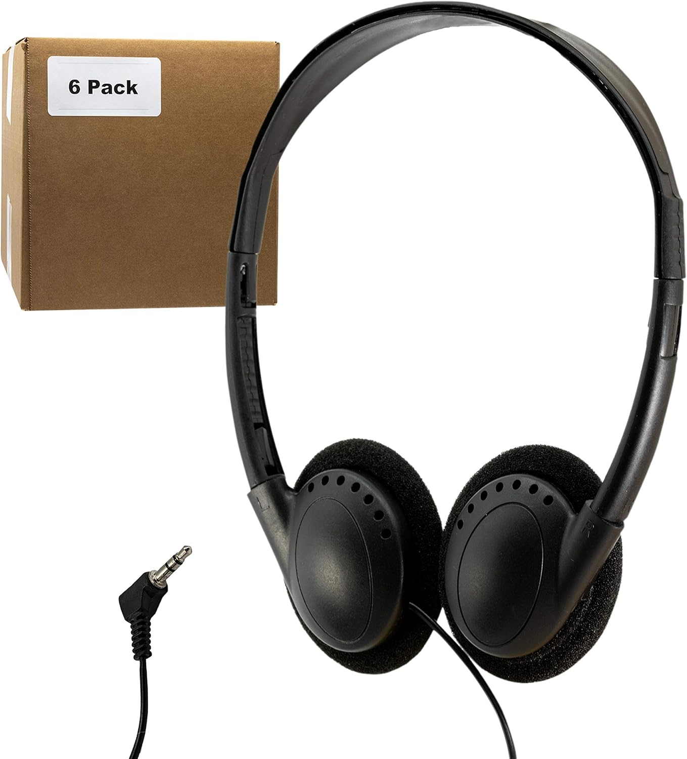 30 Pack)*** Bulk Headphones for School Library Classroom Airplane ...