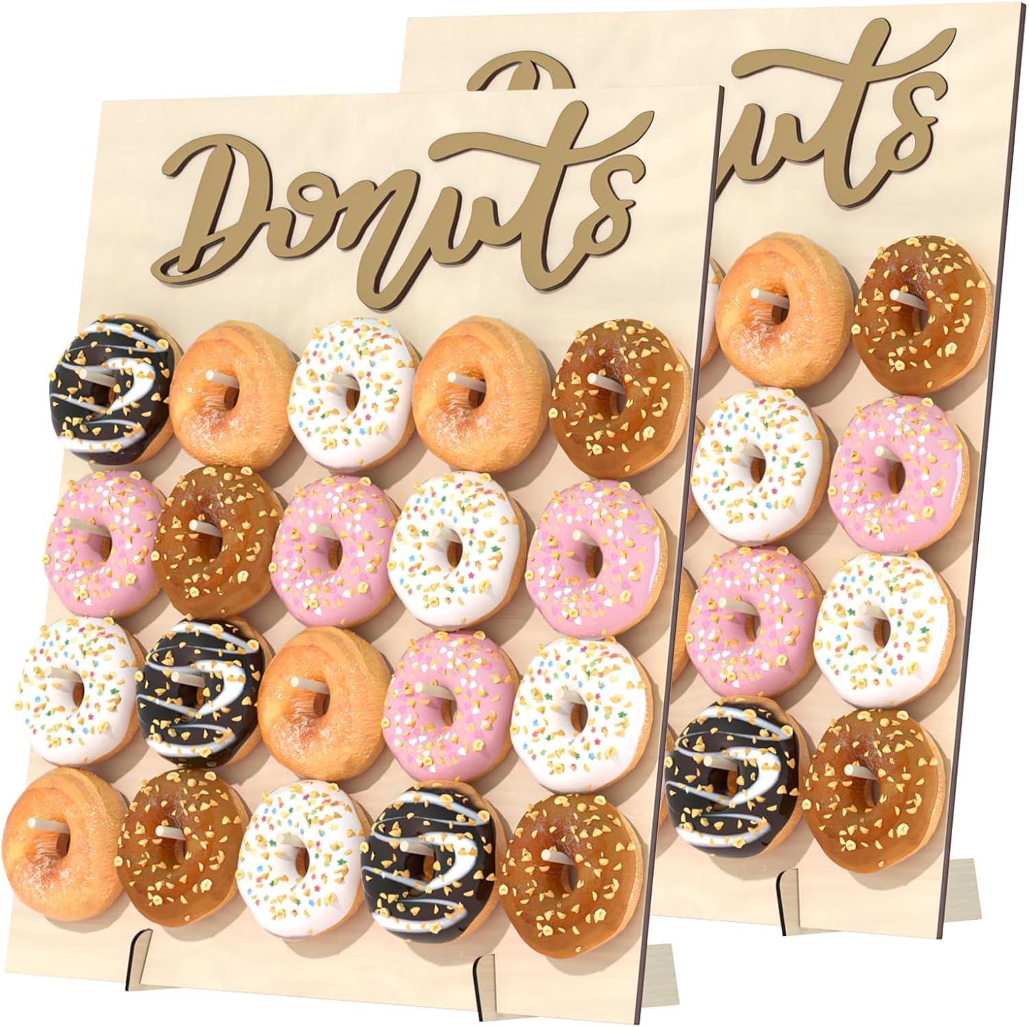 Amazon.com | APOIMNA Donut Wall Display Stand, 2 Pack Doughnut Food ...