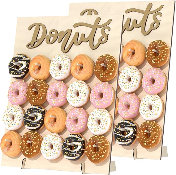 Amazon.com | APOIMNA Donut Wall Display Stand, 2 Pack Doughnut Food ...