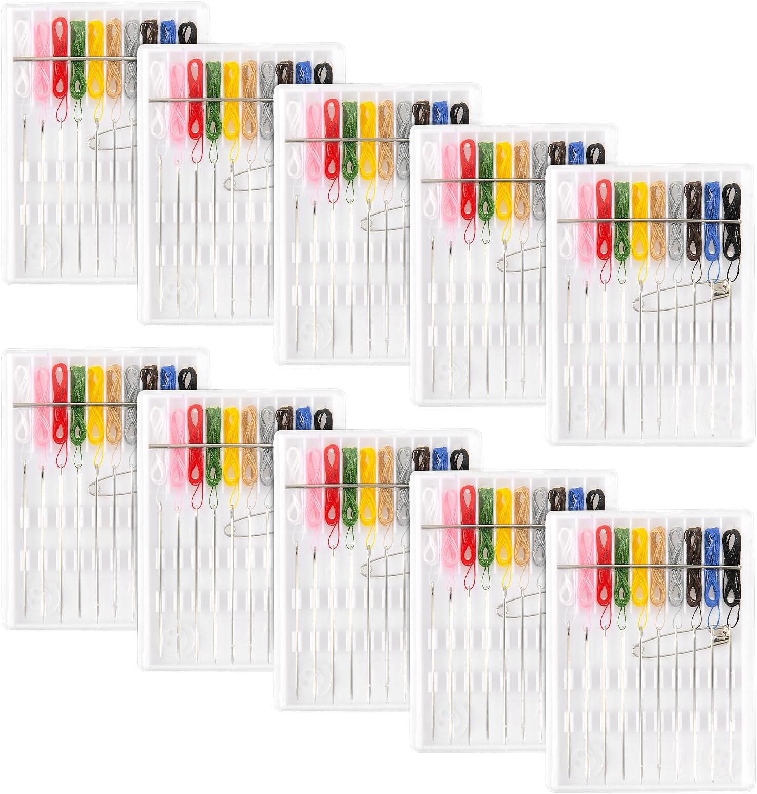 Amazon.com: Y-Axis 12 Boxes Home and Travel Quick Fix Sewing Kit Pre ...