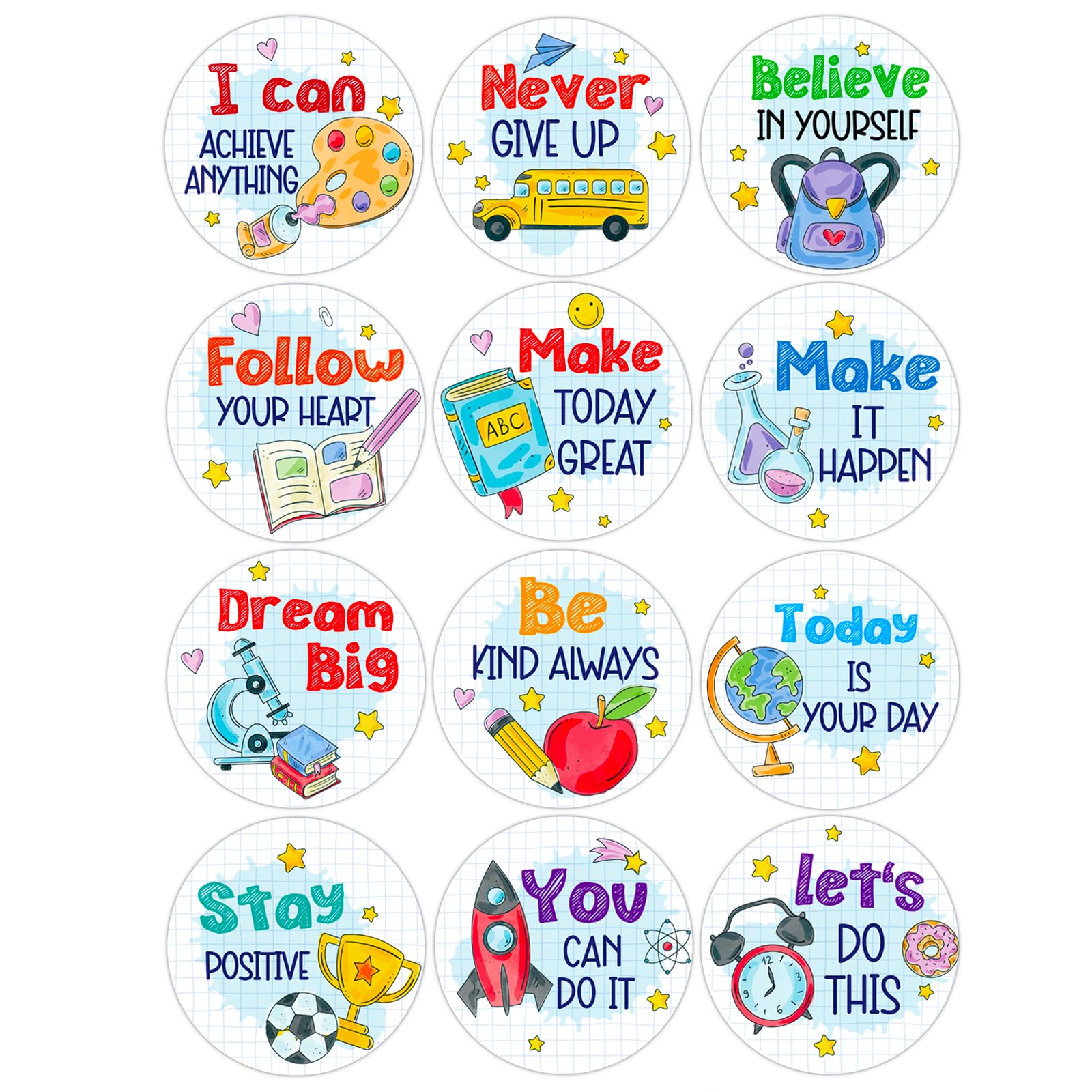 Amazon.com : FLYAB 24PCS Positive Sayings Accents Motivational ...