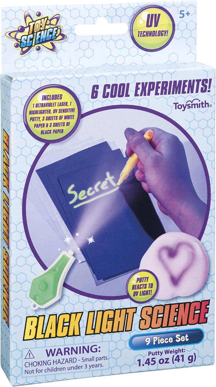 Amazon.com: Toy Science Black Light Science Kit - UV Technology : Toys ...