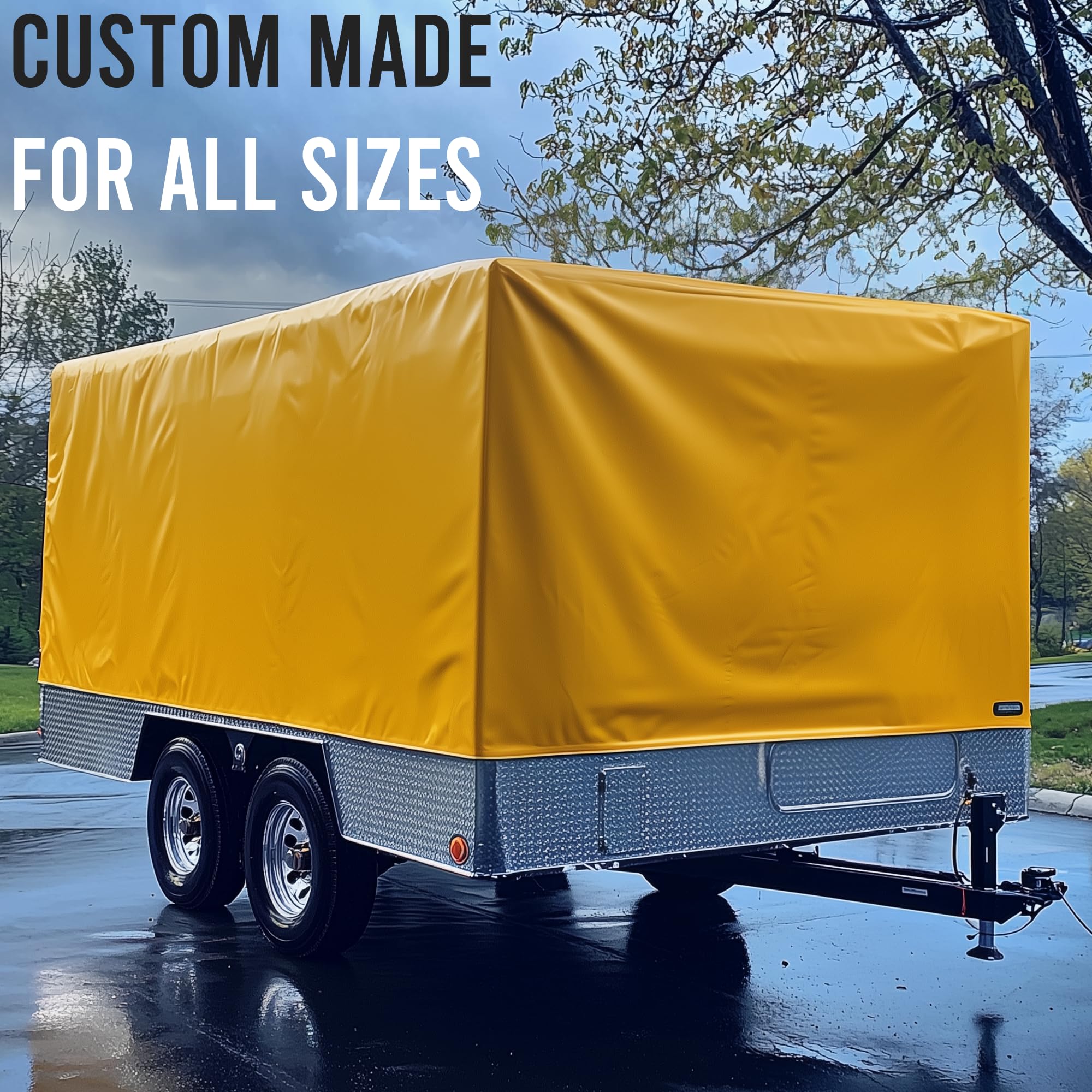 Custom Utility Trailer Covers Customized Utility Cargo PVC Trailer