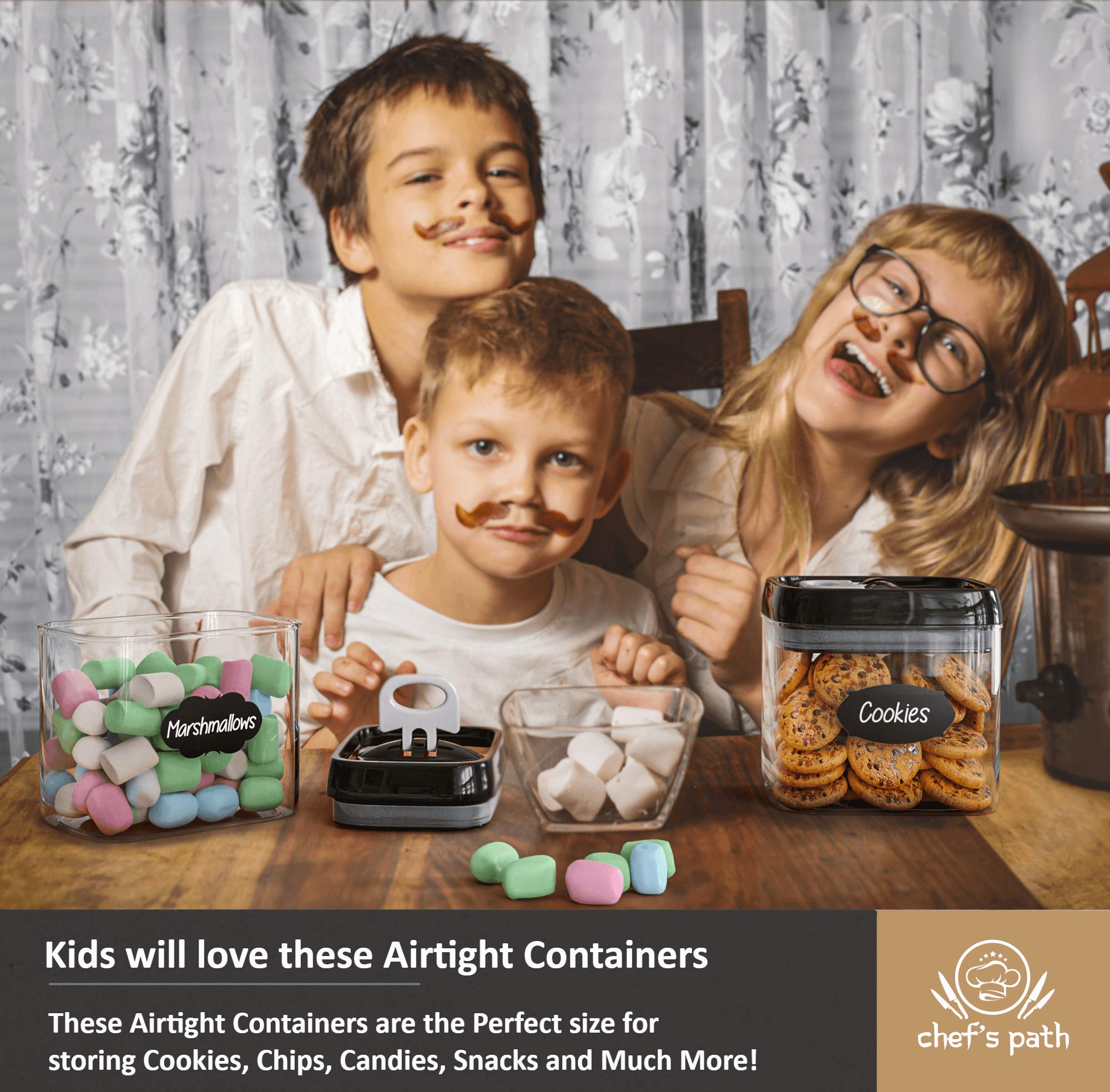 Buy Chef's Path Airtight Food Storage Container Set - 6 PC Set/All Same ...