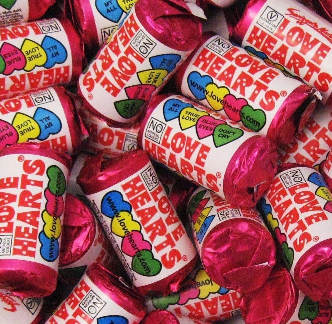 Swizzels Matlow Love Hearts Mini Roll Sweets : Amazon.co.uk: Grocery