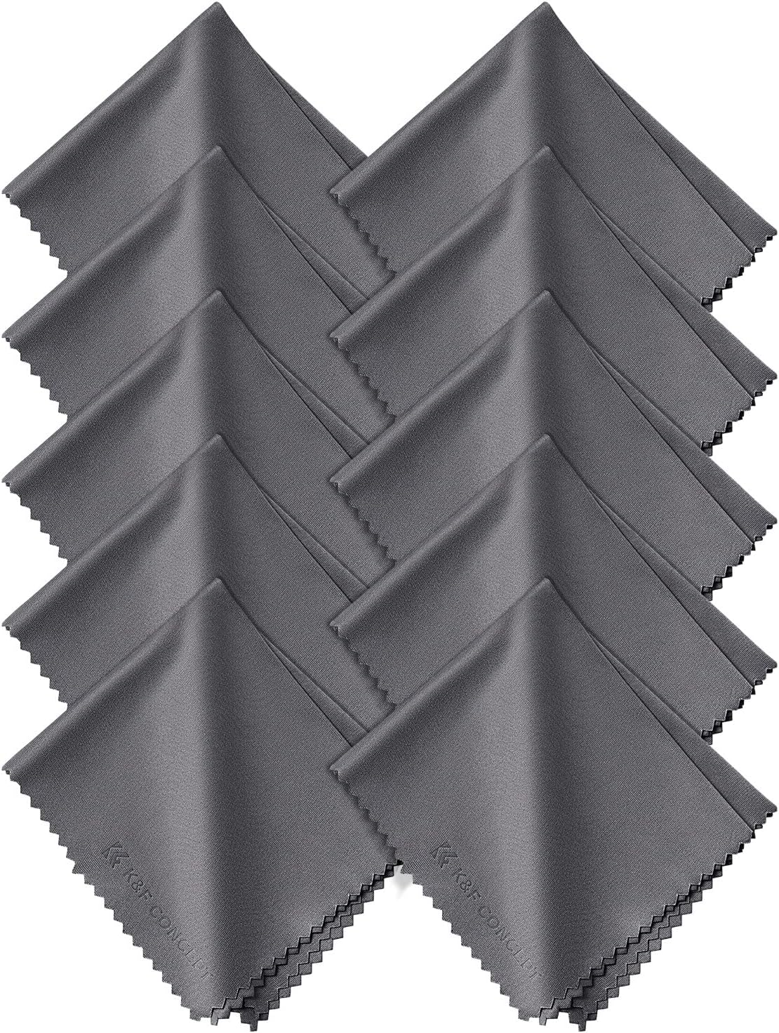 Eco-Fused Microfiber Cleaning Cloths - 10 Cloths and 2 White Cloths ...