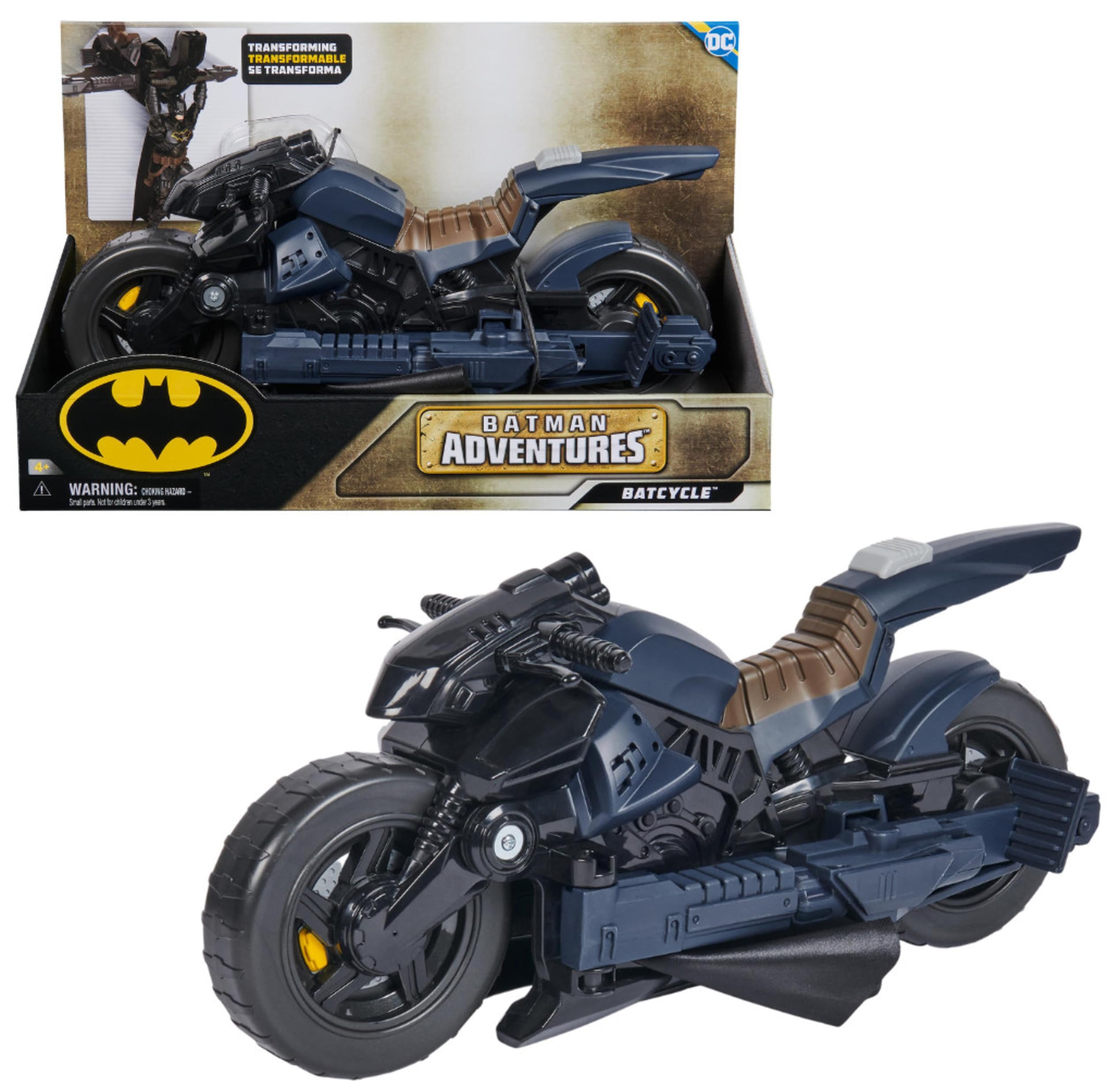 DC Comics - Batman Adventures - Batman Batcycle - transformerende 2-in ...