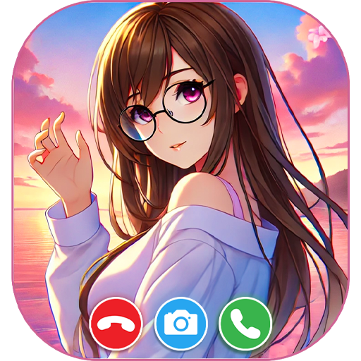 🎀 Anime Girl Video Call – Cute & Fun Virtual Call & Chat Simulator ...