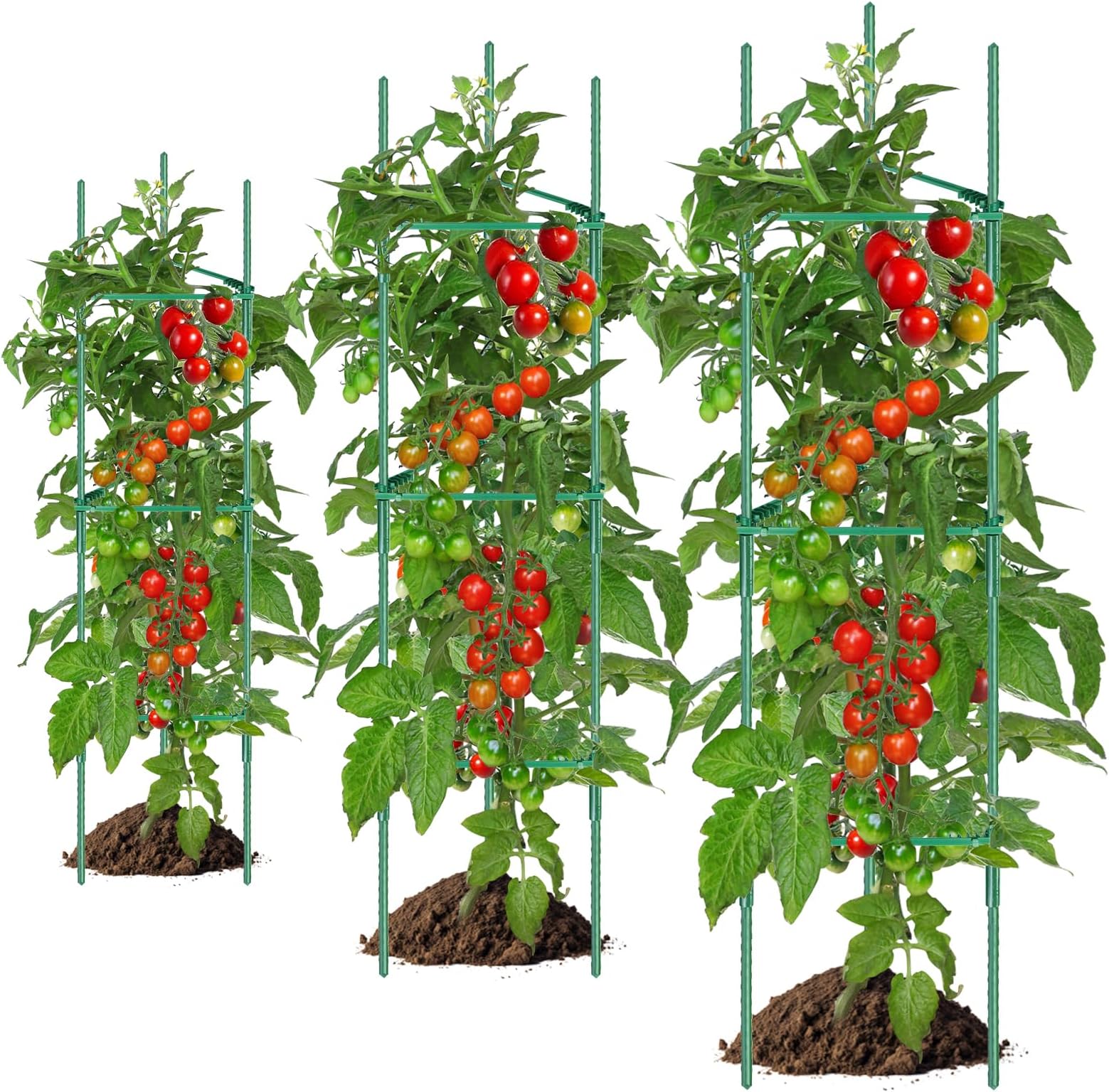 Amazon.com : K-Brands Tomato Cage - Tomatoes Plant Stakes Support Cages ...
