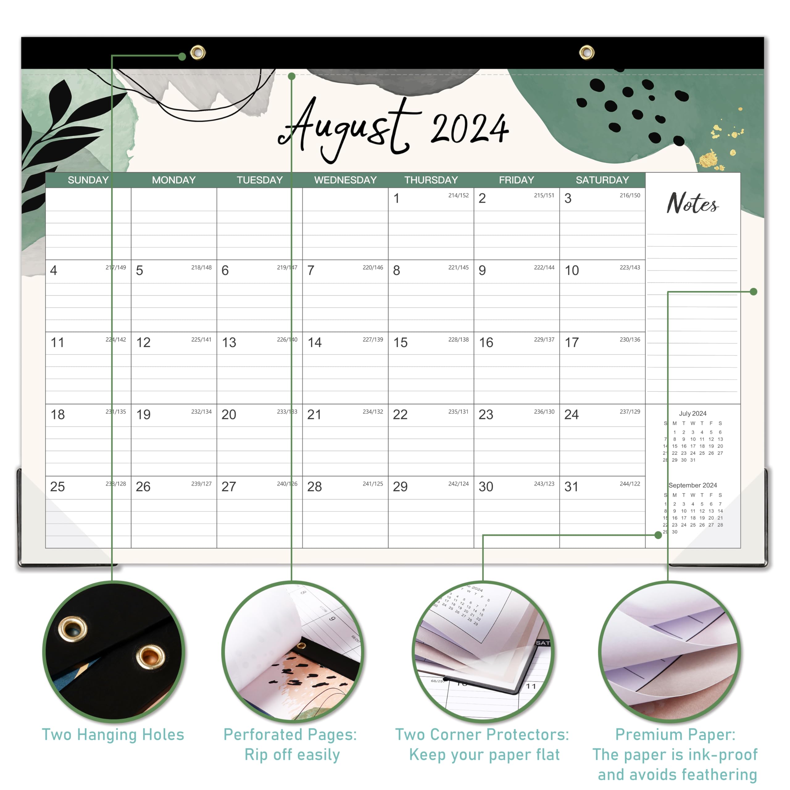 Month Calendar Aug 2024