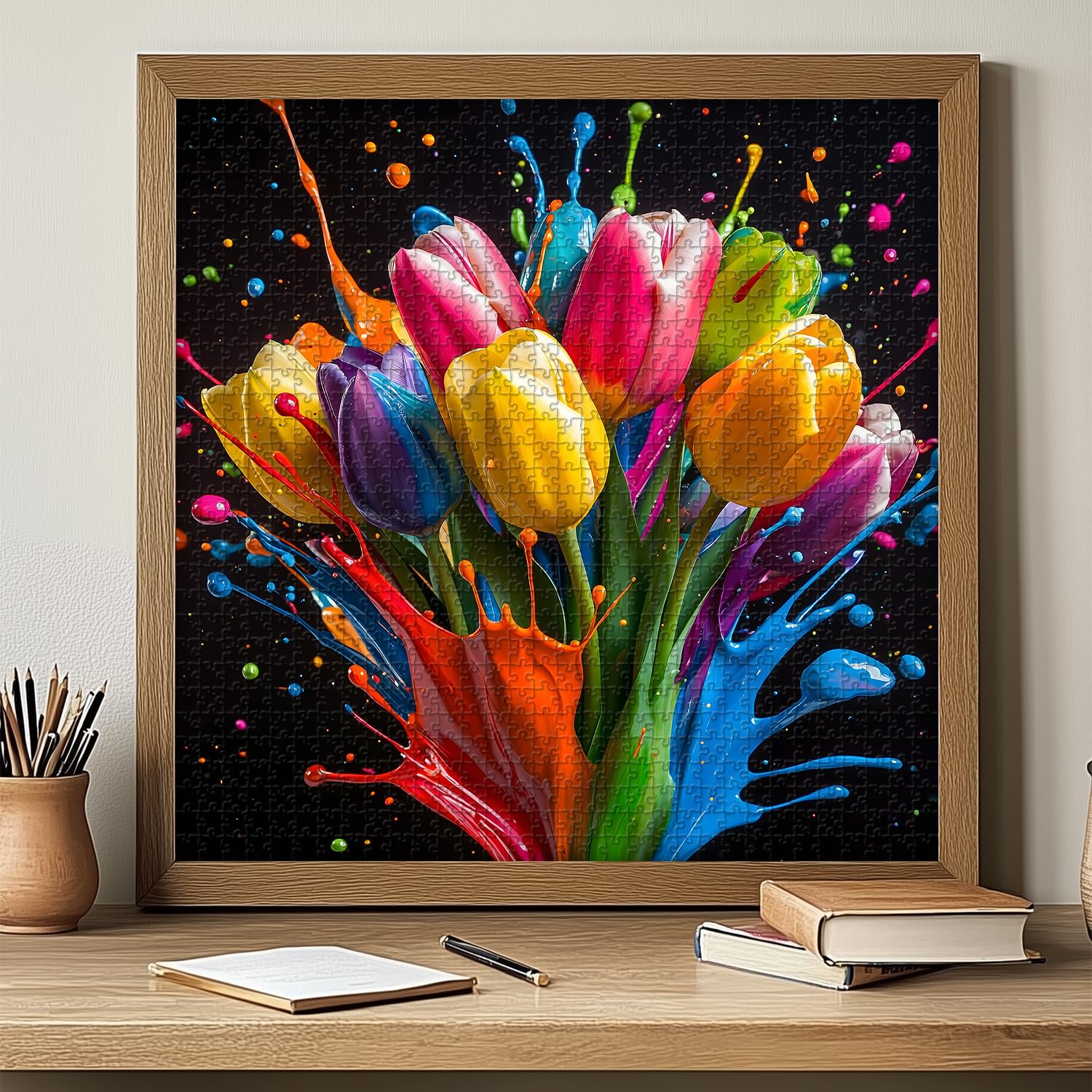 Snapklik.com : Gradient Tulips 1000 Piece Puzzle For Adults, Coloful ...
