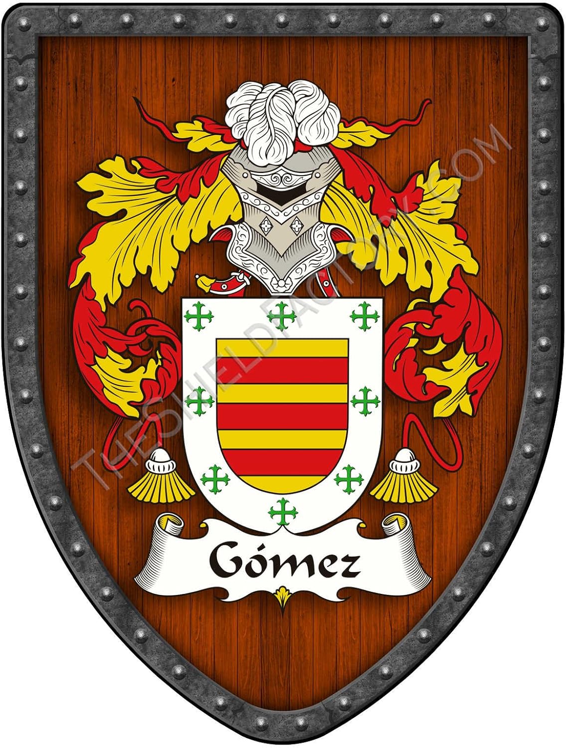 Amazon.com: Gómez I Custom Coat of Arms Spanish Hispanic Family Crest ...