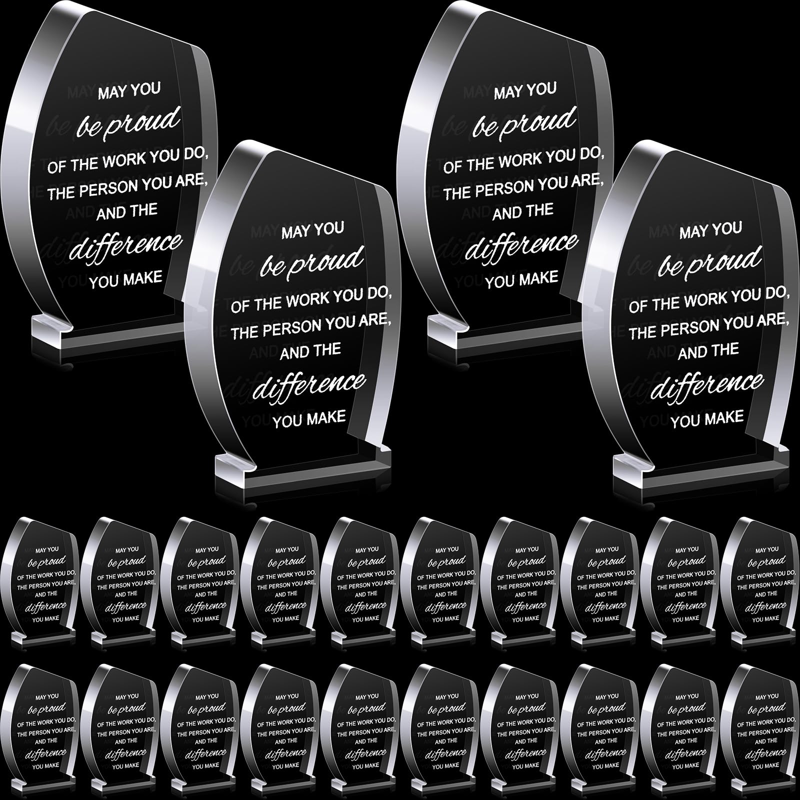 Amazon.com: Huquary Employee Appreciation Awards for Coworker Acrylic ...