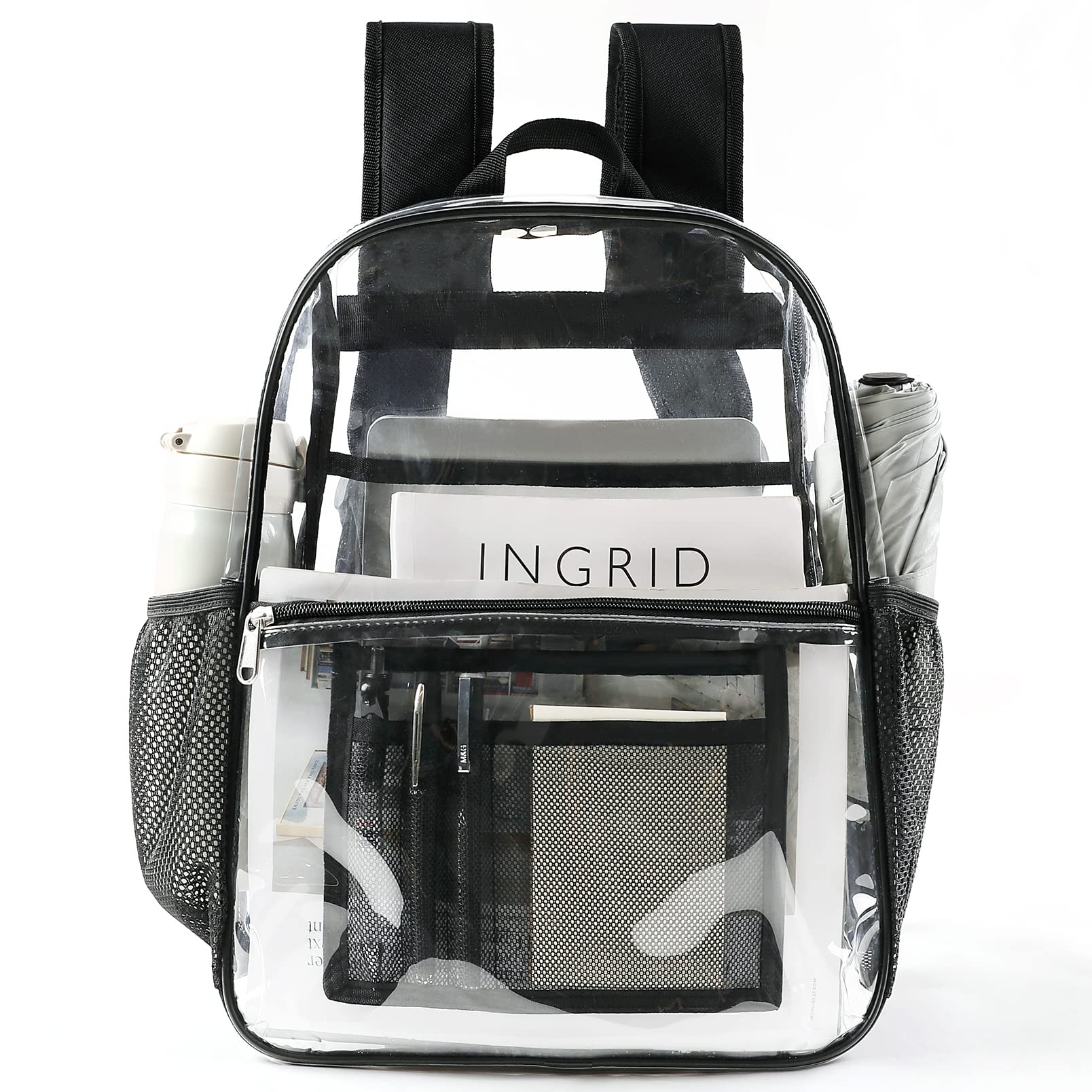 Snapklik.com : USPECLARE Clear Backpack Heavy Duty, See Through ...