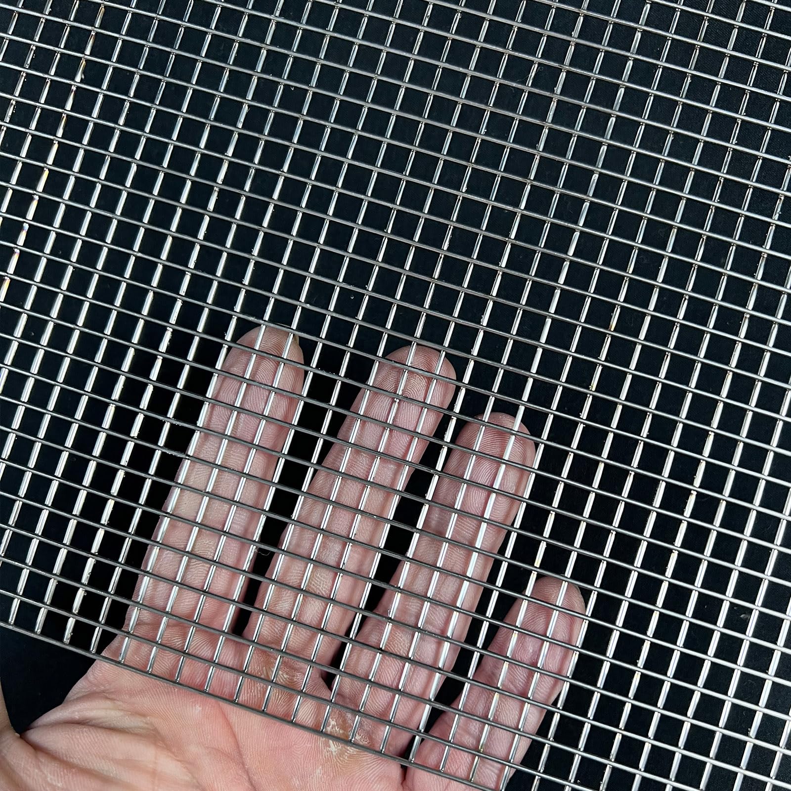 Snapklik.com : 18Gauge 16"x12"Stainless Steel Welded Mesh 1/4 Inch ...