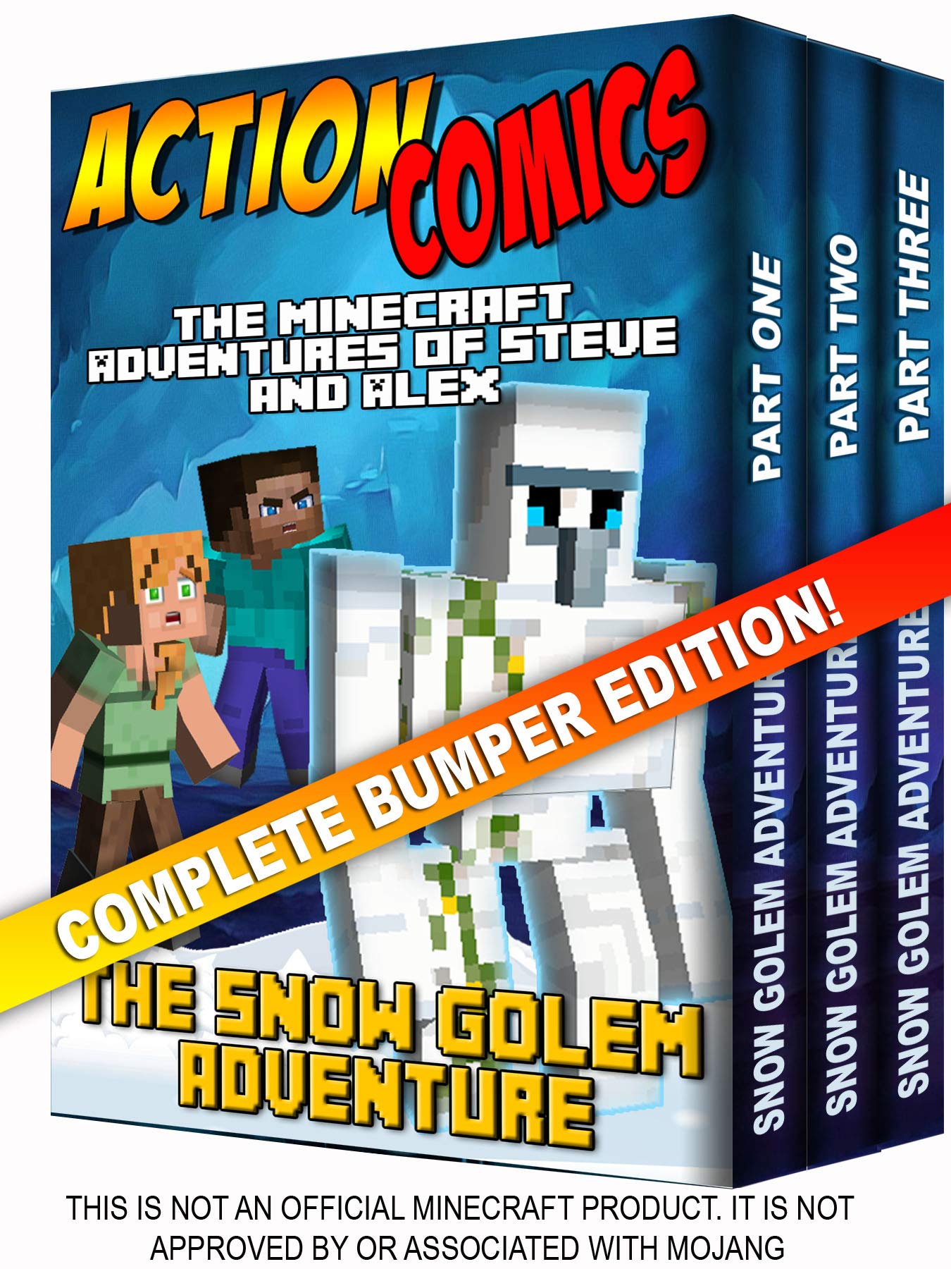 Buy Action Comics Boxset: The Minecraft Adventures of Steve and Alex ...