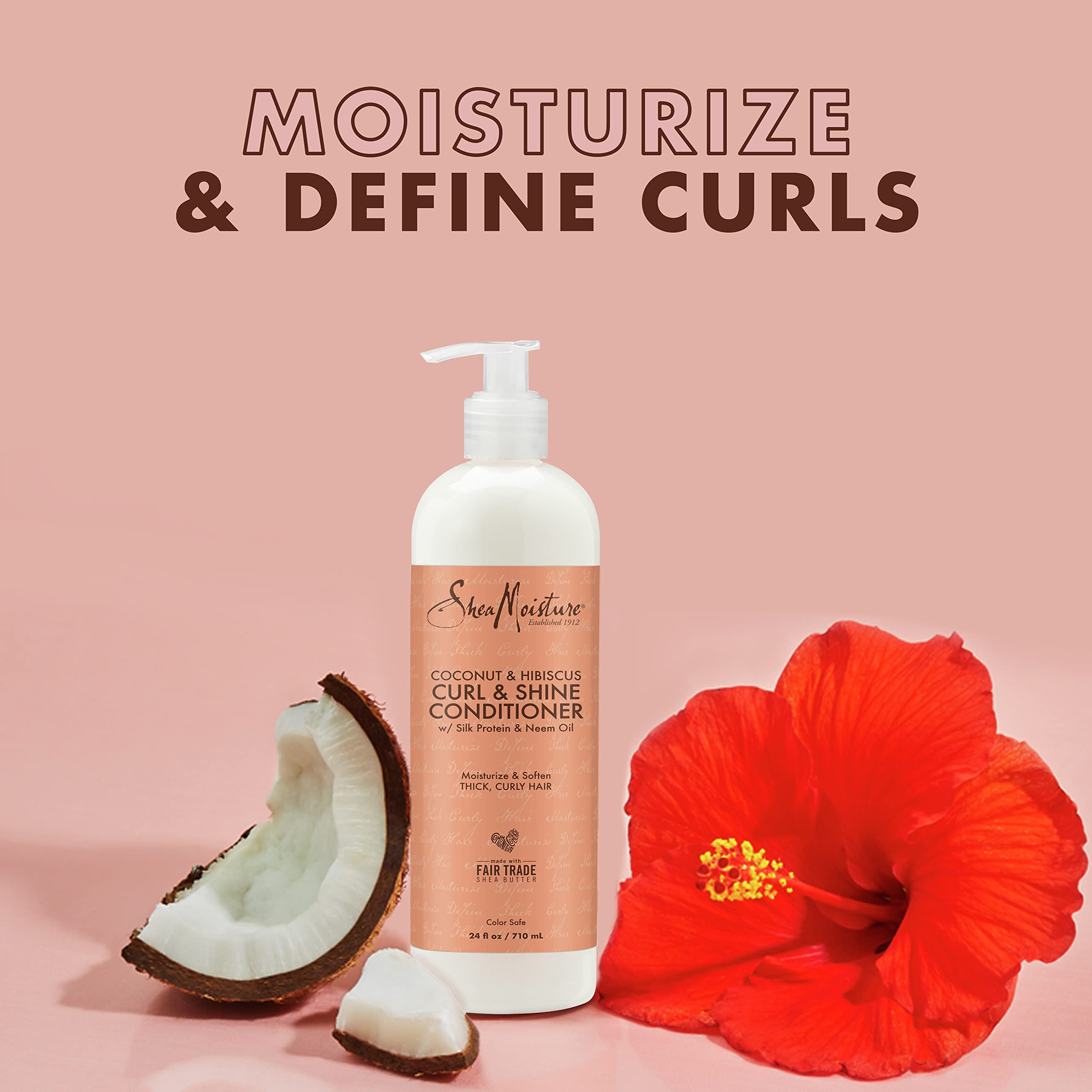 Snapklik.com : SheaMoisture Curl & Shine Conditioner Coconut & Hibiscus