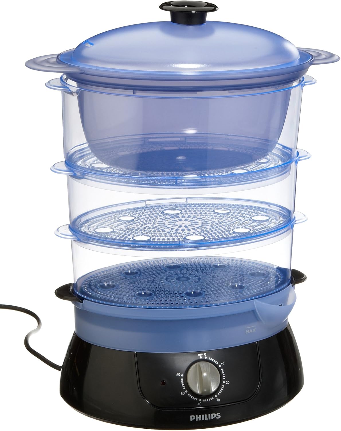 Amazon.de: Philips HD9120/93 Dampfgarer Viva Collection schwarz