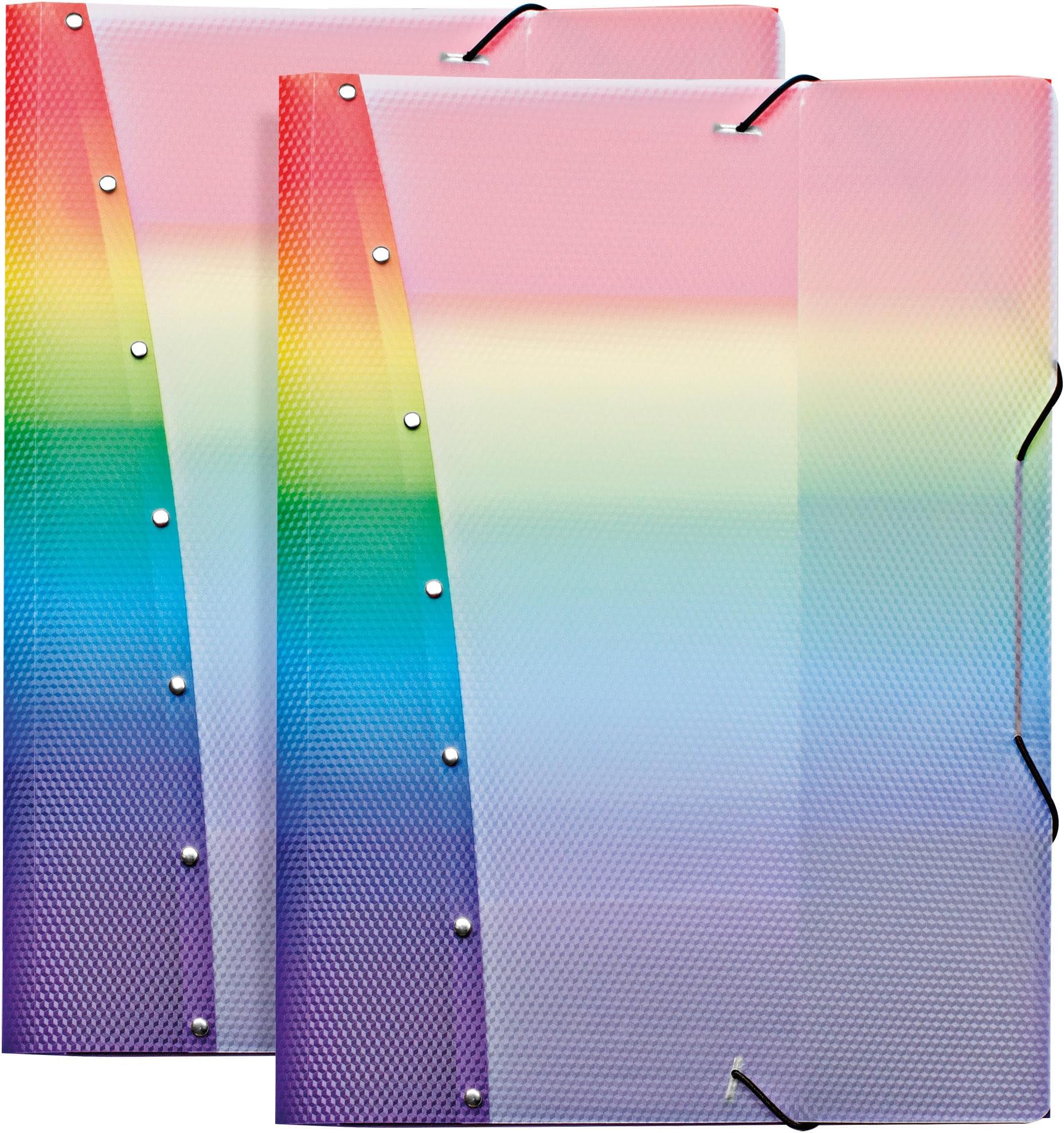 HERMA Sammelmappe A3 Pink Rosa Transluzent, Eckspanner-Mappe aus ...