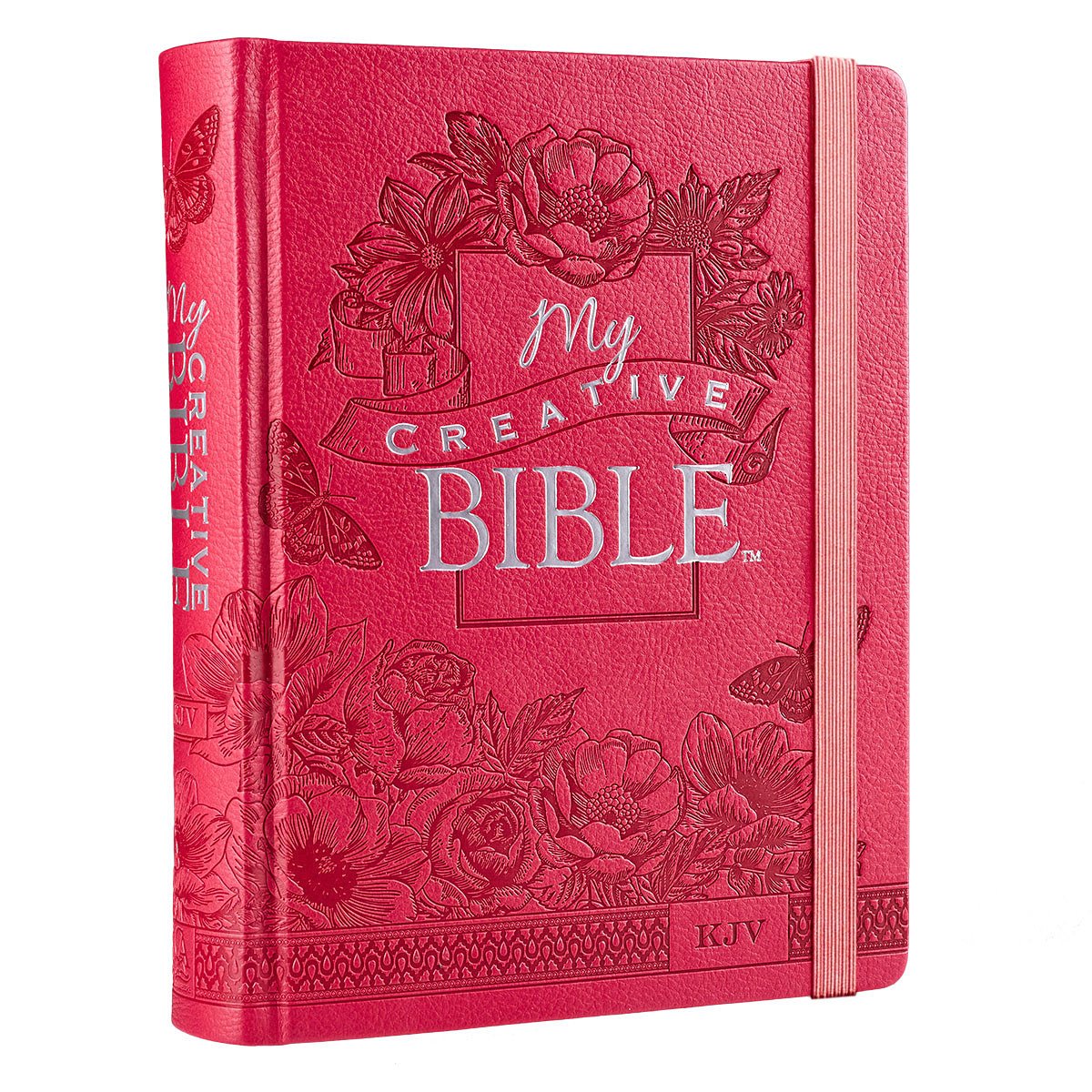 KJV Holy Bible, My Creative Bible, Faux Leather Hardcover - Ribbon ...