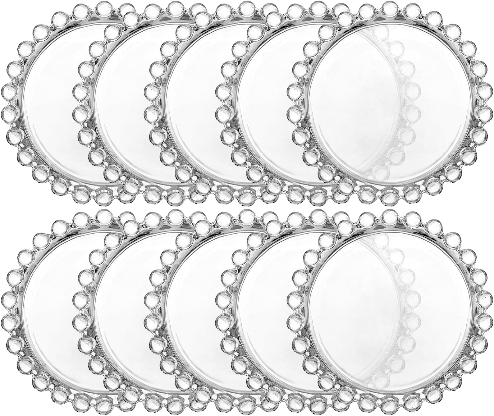 Amazon.com - iDesign Rain Stainless Steel Drink Coasters with Holder ...