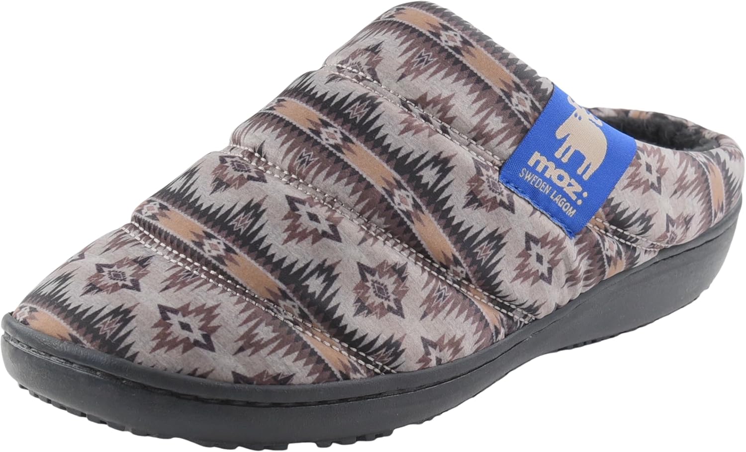 Amazon | 【moz-モズ】MZ-1475 あったかふわふわモックシューズ メンズ 撥水加工 | クロッグ・サボ