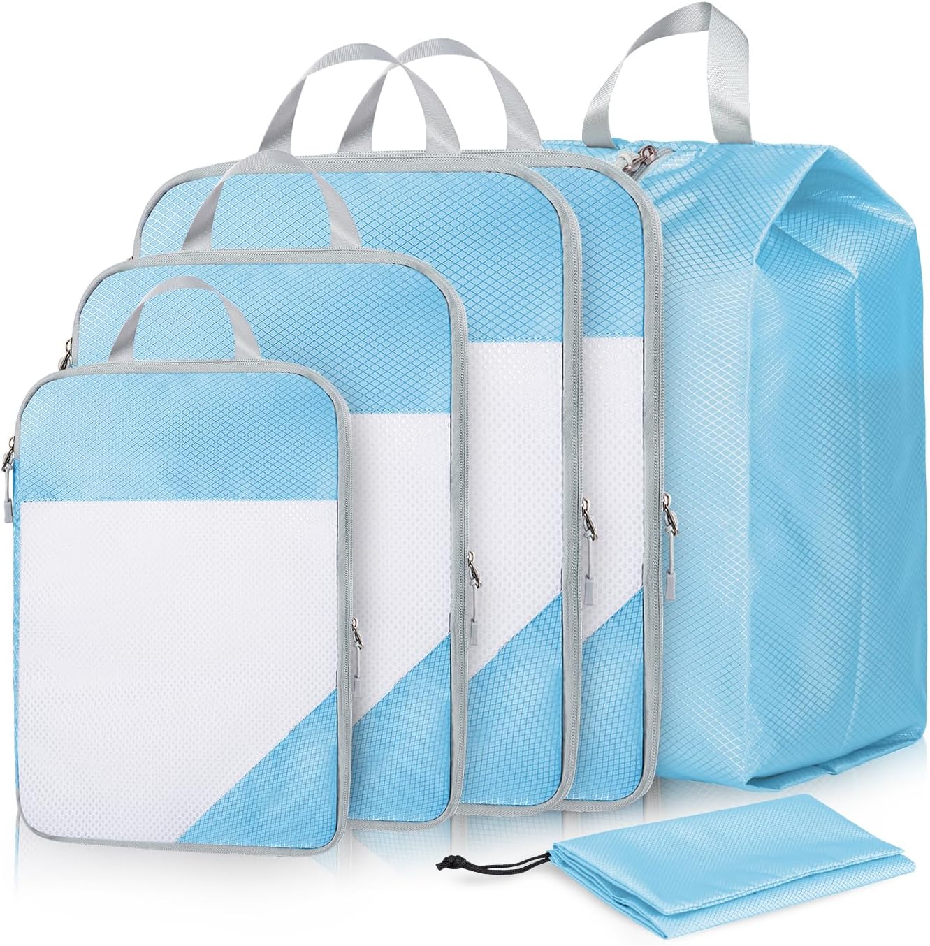 Amazon.com: PACKINGCOZY Compression Packing Cubes for Travel, 2 Set ...