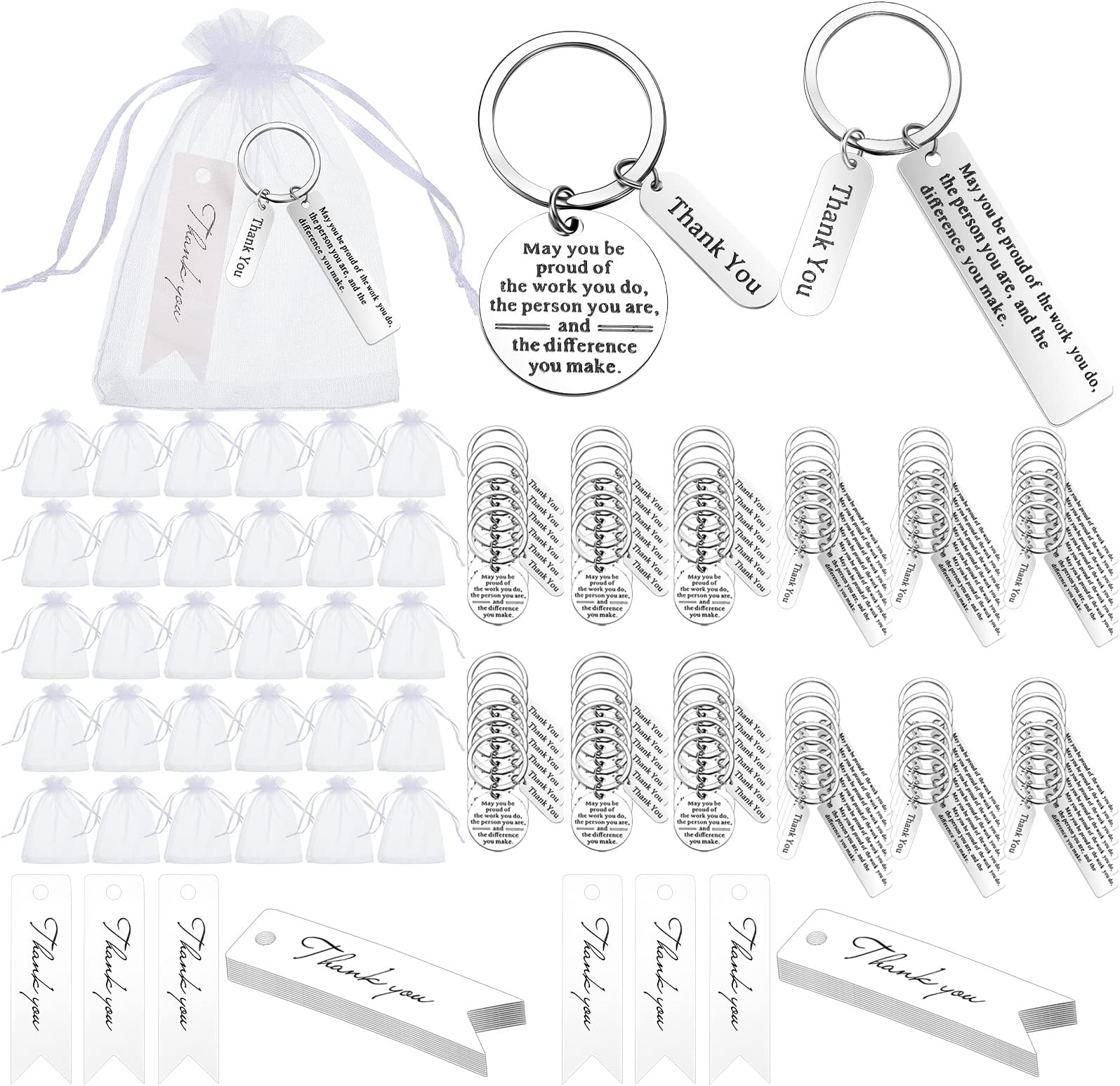 Amazon.com: Yinkin 300 Pcs Christmas Employee Appreciation Gift Thank ...