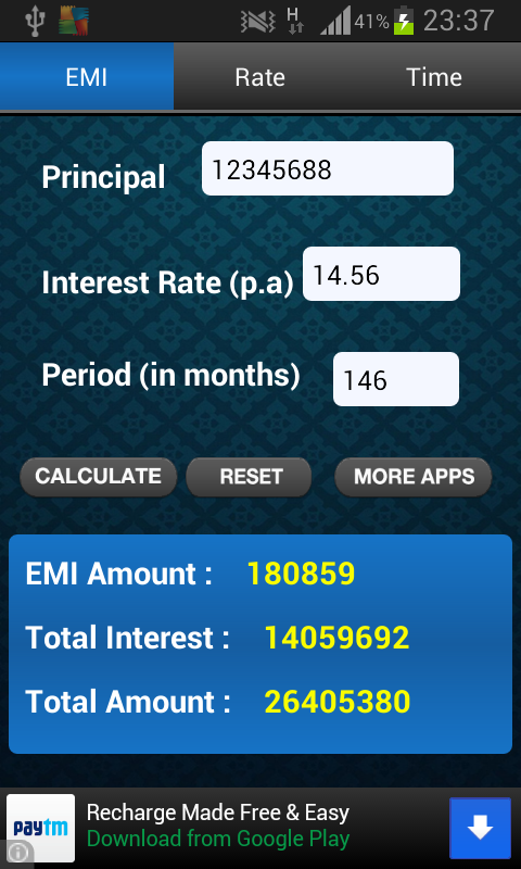 EMI Calculator - App on the Amazon Appstore