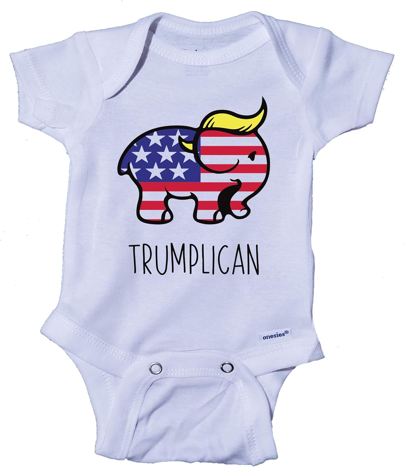 Ink Trendz® Trumplican Onesie®, Trump Baby Onesie®,Trump Baby Unisex ...