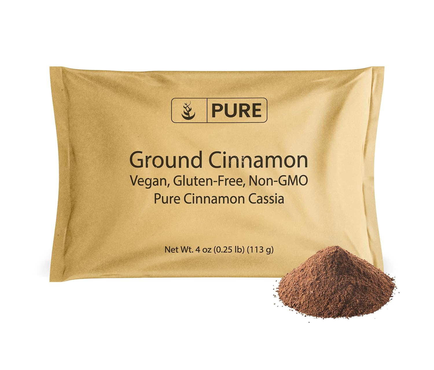 Amazon.com : Pure Original Ingredients Ground Cinnamon (4 oz) Pure ...