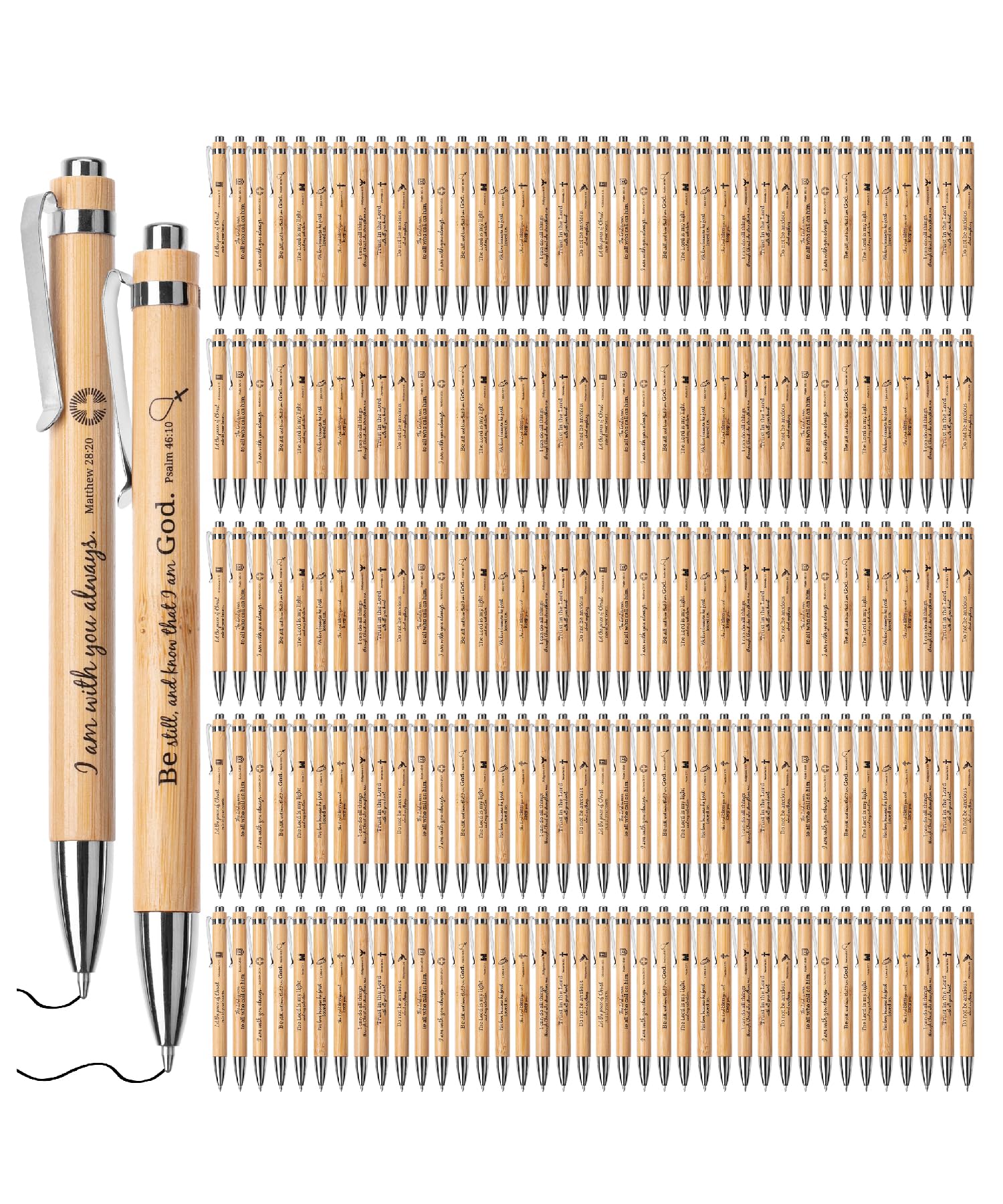 Amazon.com : Mr. Pen- Bible Verse Pens, 200 Pack, Retractable Bamboo ...