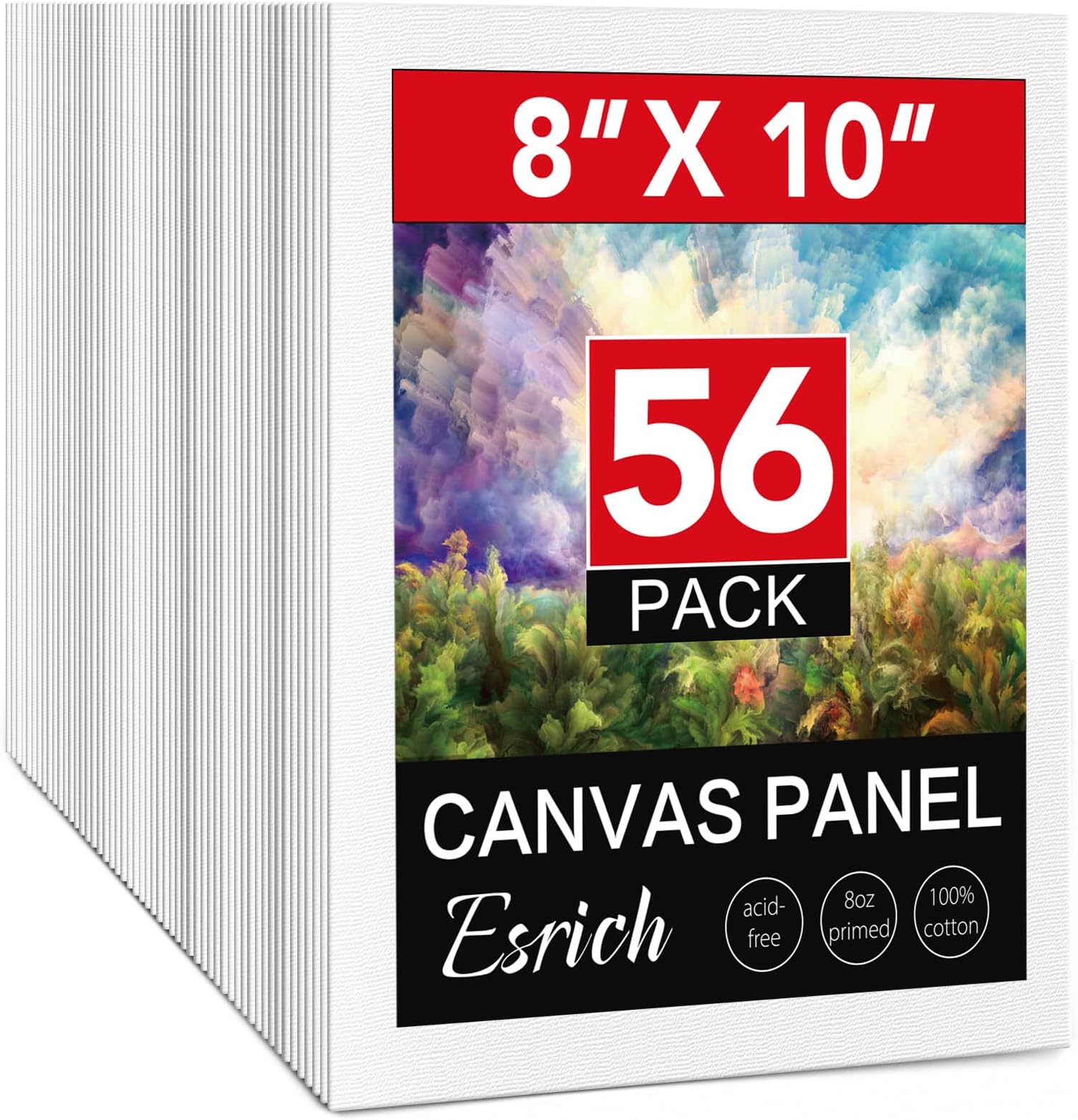 Amazon.com: DPDIAN Canvas Boards for Painting 40 Pack, 8 inch x 10 inch ...