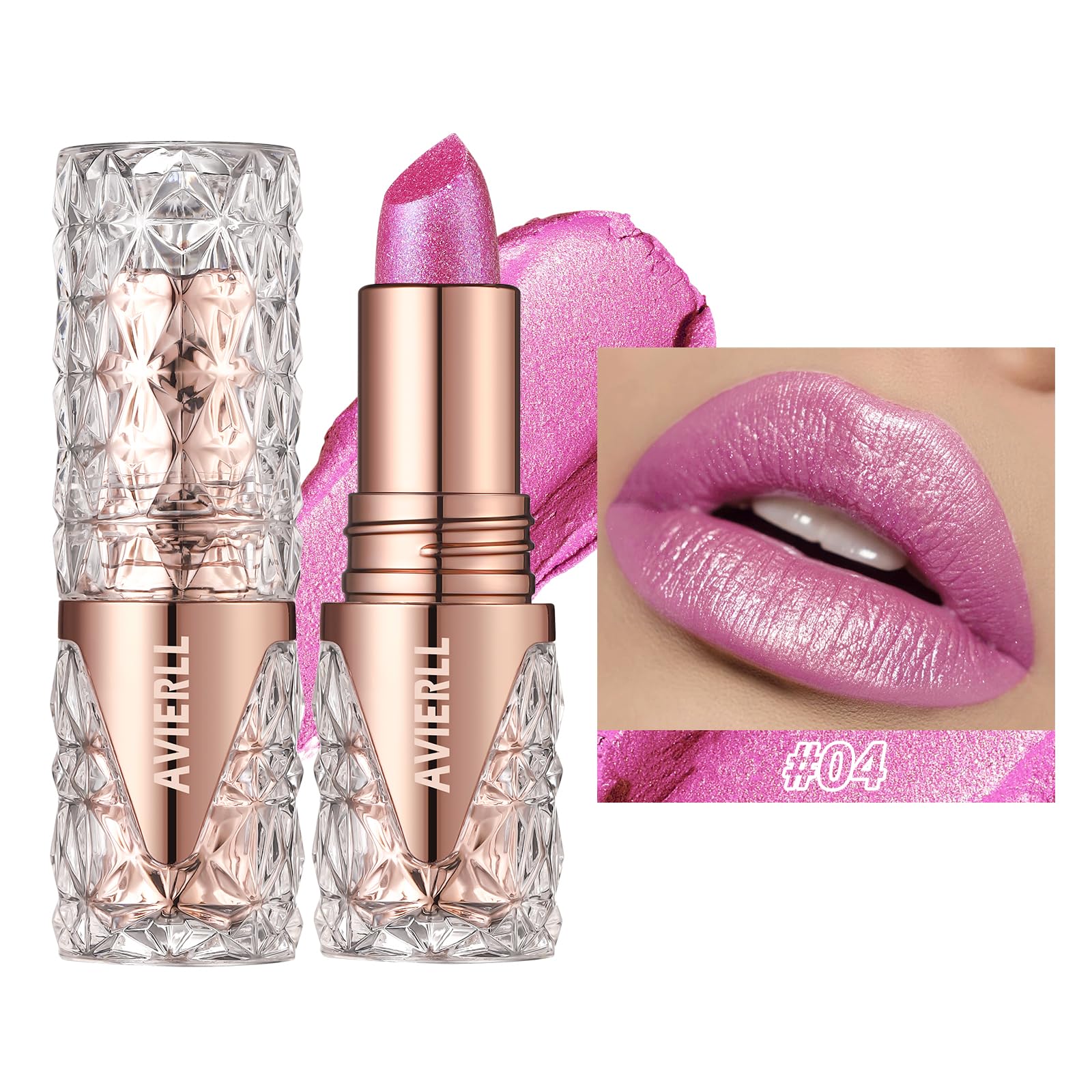 Snapklik.com : DLZZRS Starry Mermaid Lipstick, Shimmer Pearl Metallic ...