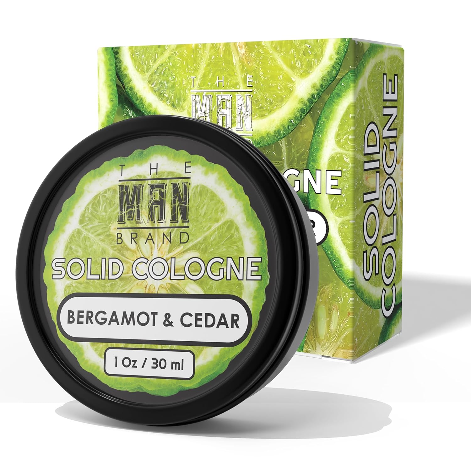Amazon.com : The Man Brand Solid Cologne Men's Bergamot and Cedar Solid ...