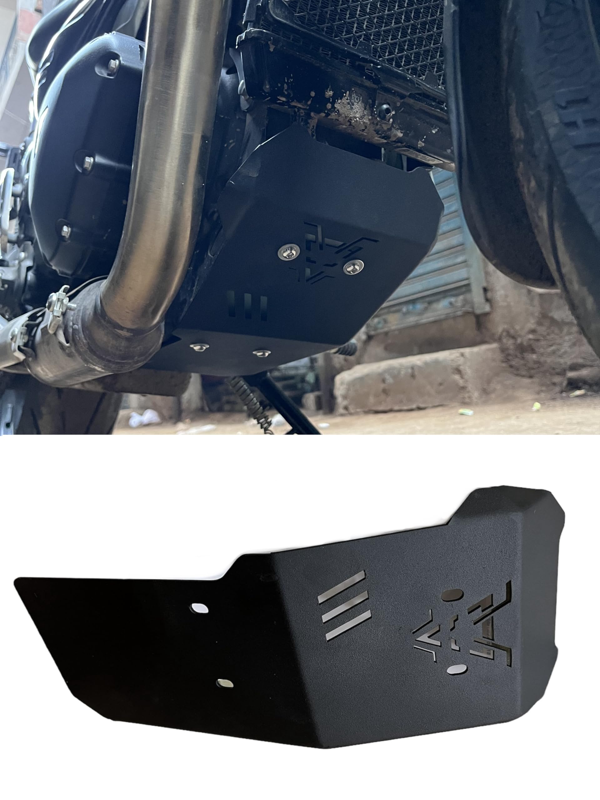 Sgtb Sump Guard Base Plate For Triumph Speed 400 Scrambler | Desertcart ...