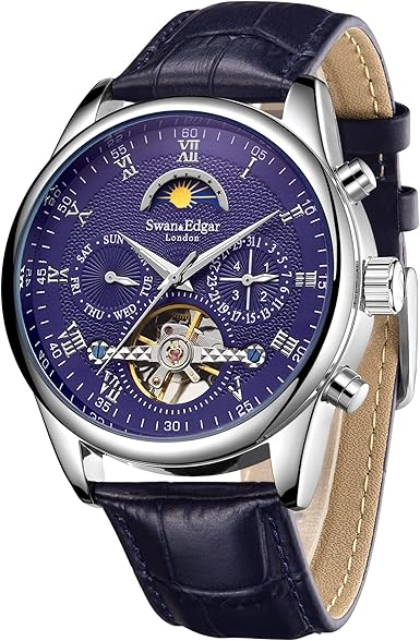SWAN AND EDGAR Complexity Designer Mens Automatic Watch with Sapphire ...