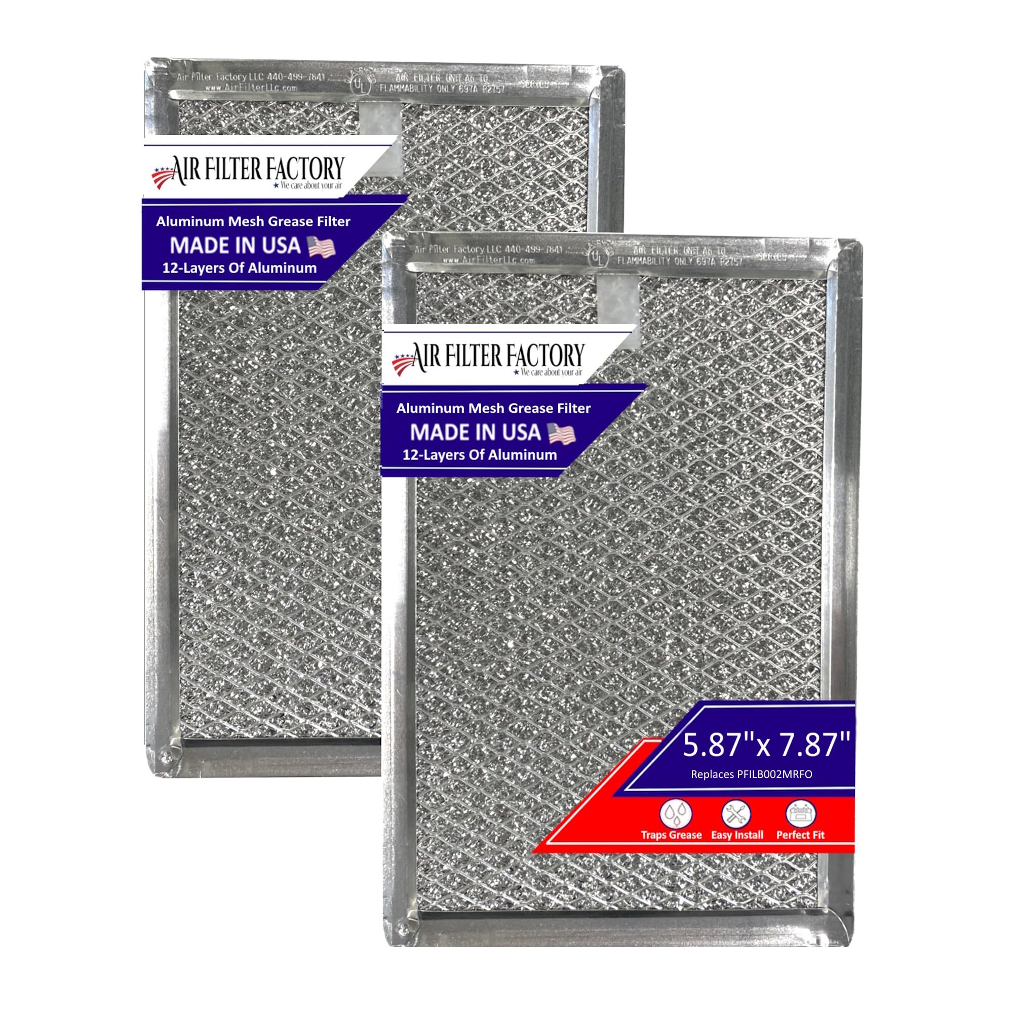 Amazon.com: 2-Pack Air Filter Factory PFILB002MRFO Compatible For Sharp ...