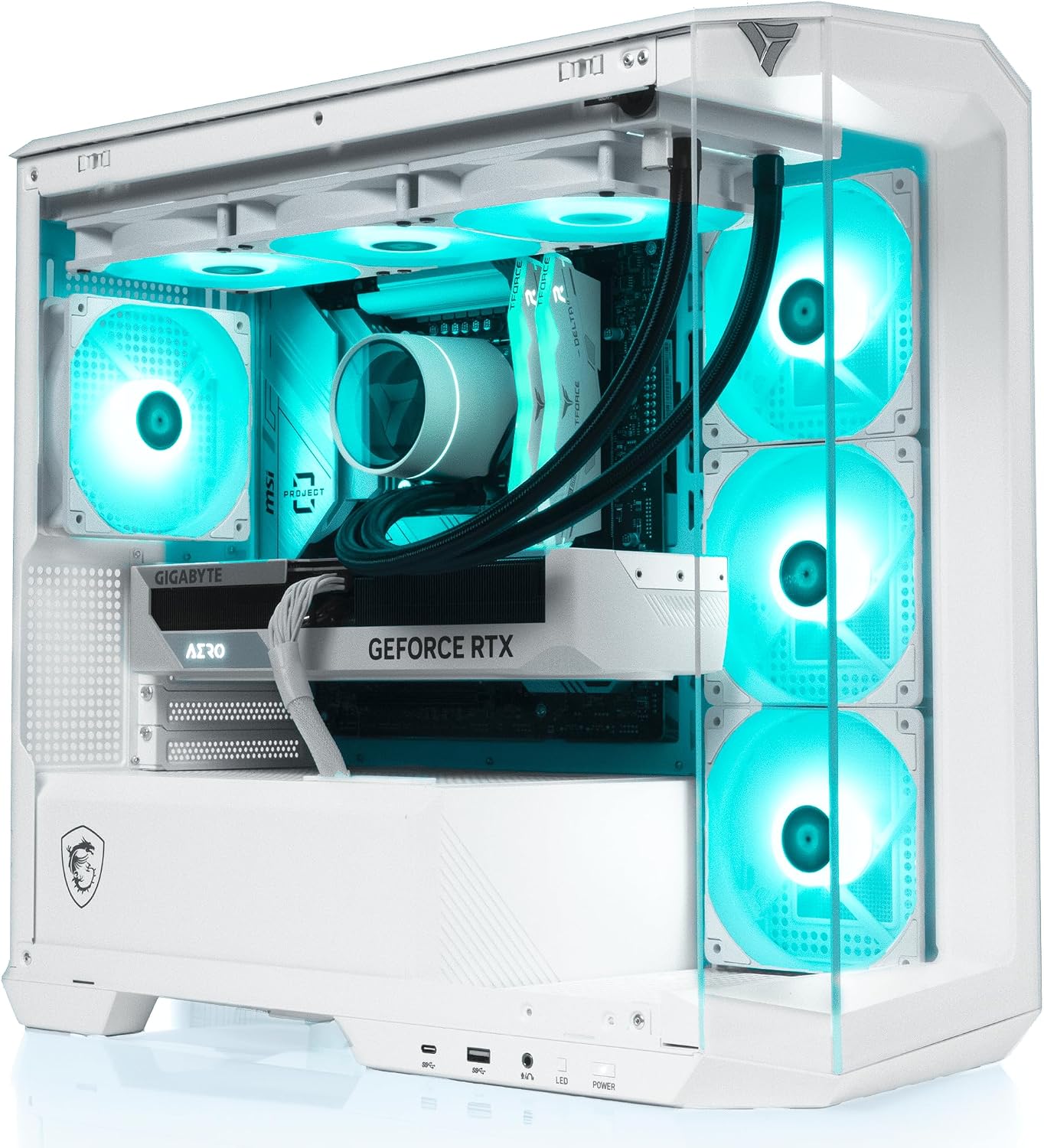 Amazon.com: VRLA Tech GeForce RTX 4070 Super Intel Core i5-14600KF RGB ...