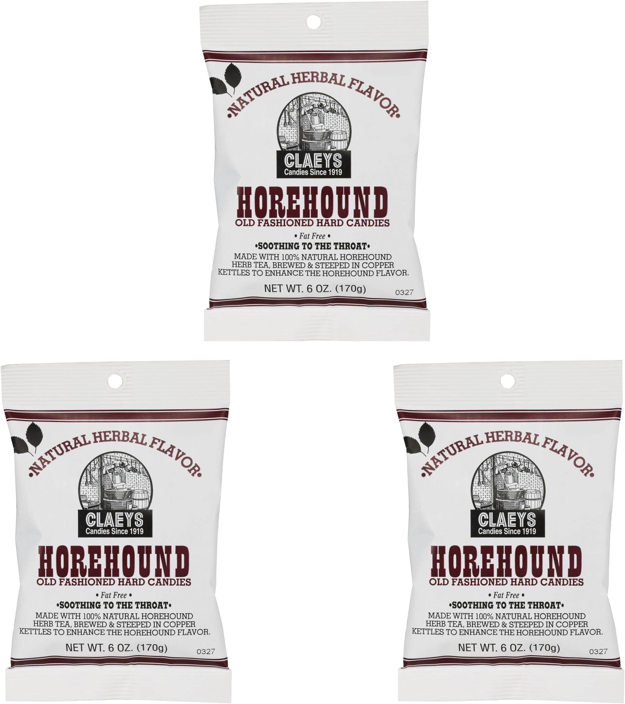 Amazon.com : Claeys Old Fashioned Horehound Hard Candy 6 oz. : Grocery ...