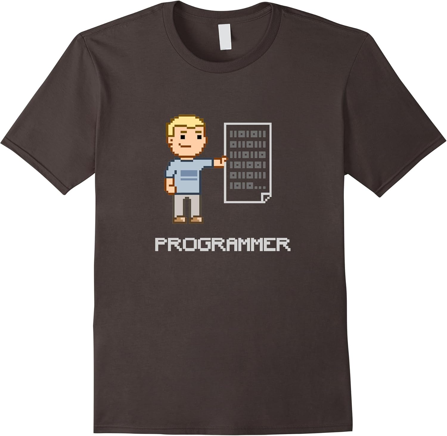 Amazon.com: Programmer T Shirt: Programmer Pixel Art T Shirt : Clothing ...