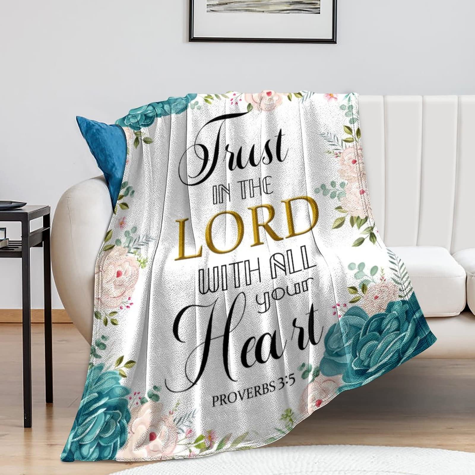 Amazon.com: Christian Gifts for Women Inspirational Religious Blanket ...