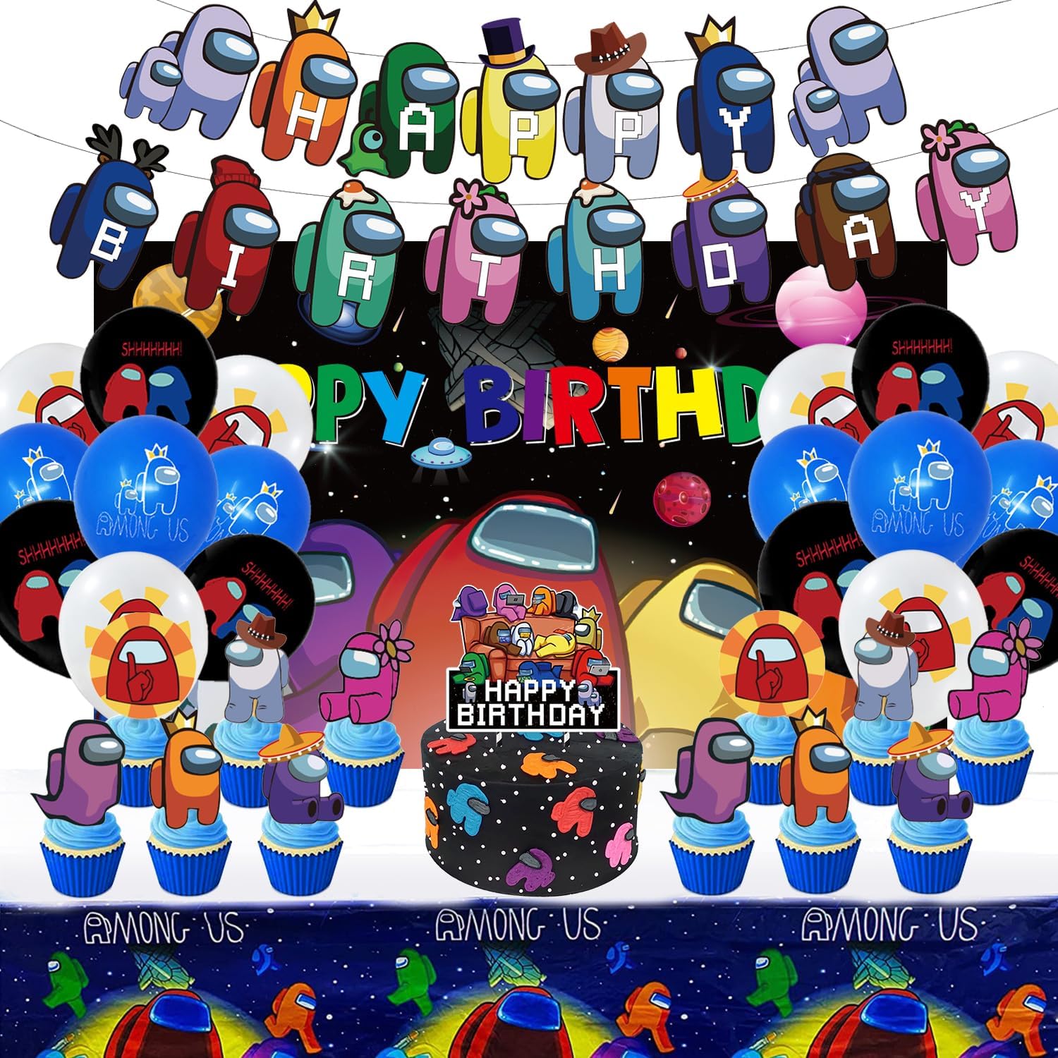 Among Birthday Party Decorations Us Party Supplies,Include Balloons ...