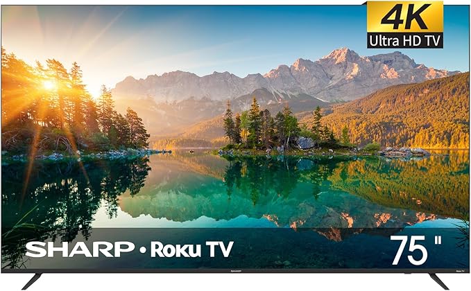 Amazon.com: Sharp Roku TV 4K Ultra HD with HDR10 (75") : Electronics