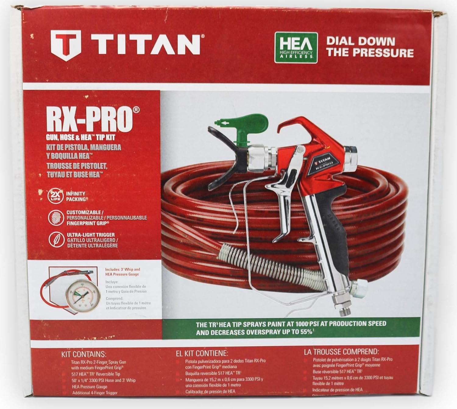 Titan RX-Pro Gun, Hose & Tip Kit 0538033 - OEM : Amazon.ca: Tools ...
